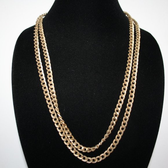 Vintage | Jewelry | Vintage Gold Chain Necklace 52 | Poshmark